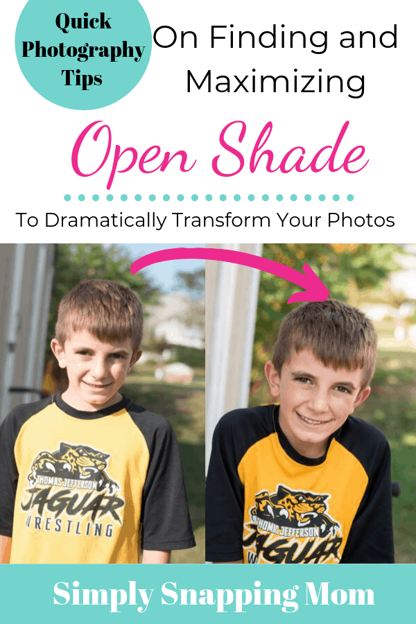 Quick Tips on Finding and Maximizing Open Shade for Stunning Photos ...