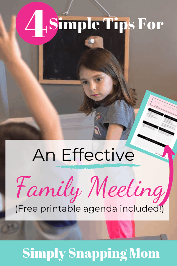 Why Every Family Needs a Family Meeting (and Agenda Ideas) - Simply ...