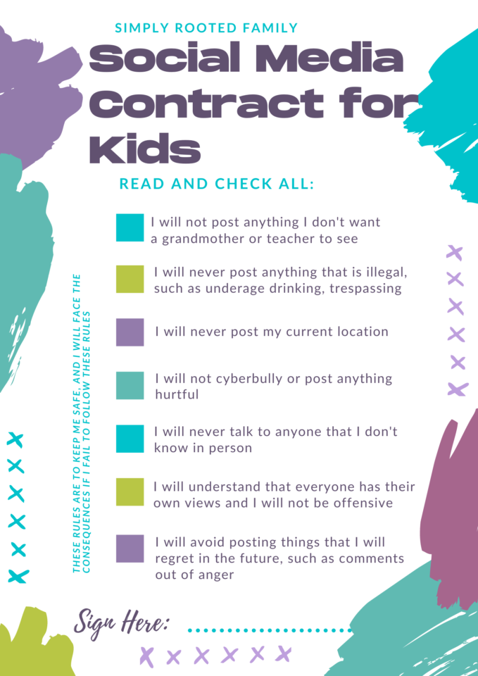 7 Mandatory Social Media Rules for Kids and Teens (Includes Free ...