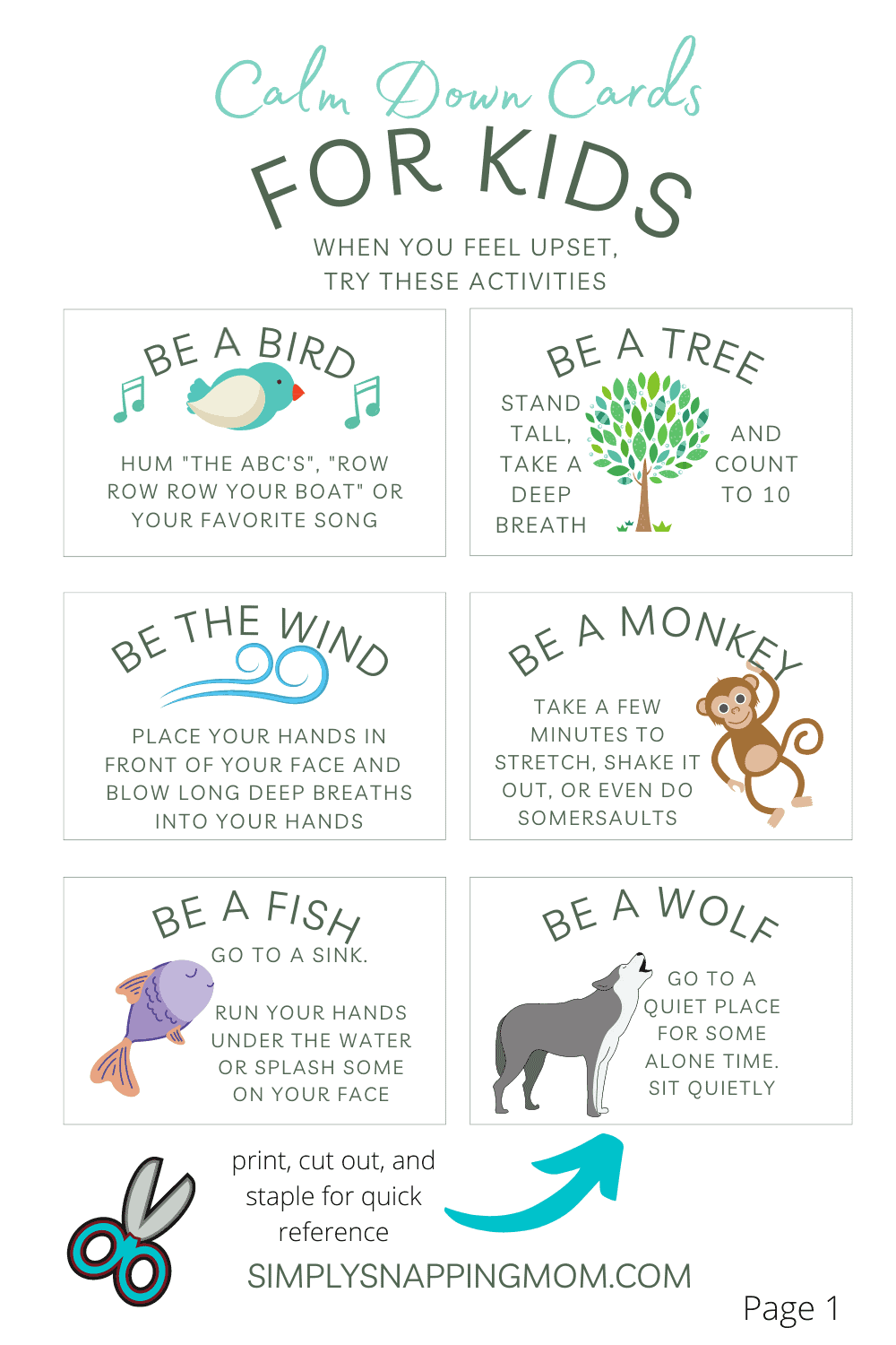 Teach Your Kids How to Calm Down on Their Own - Simply Rooted Family