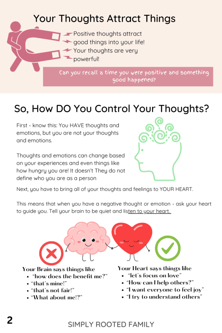 How to Teach Kids That Their Thoughts are Supercharged Magnets - Simply ...